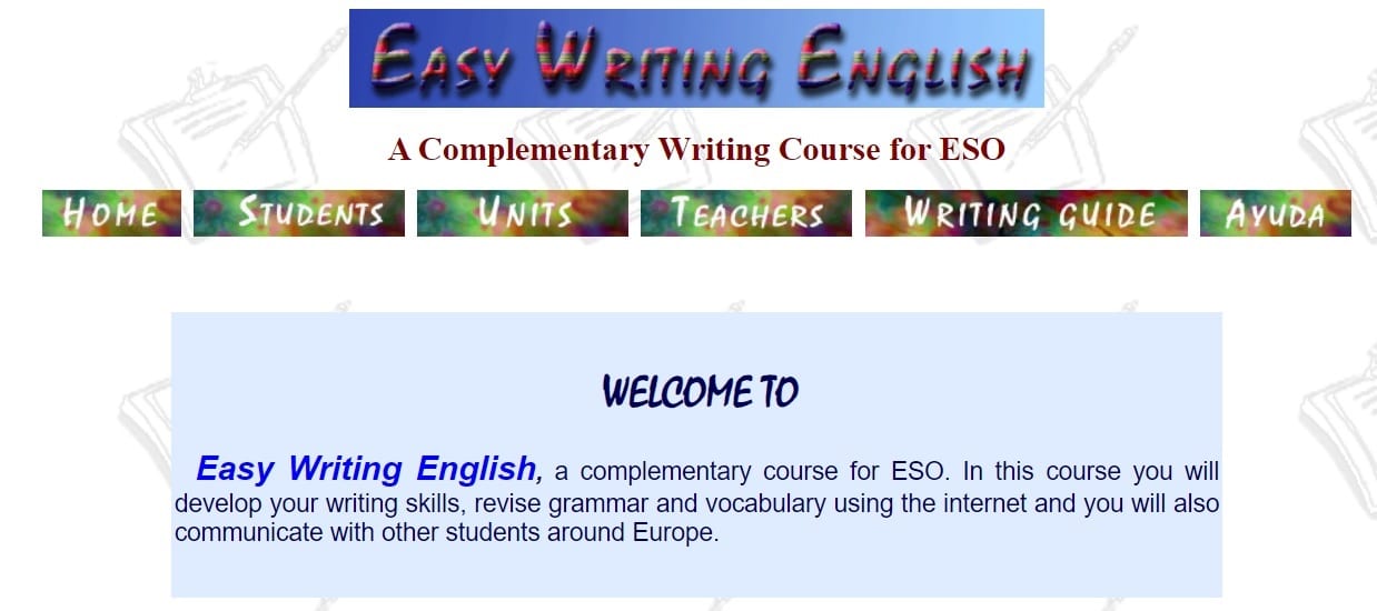 Easy Writing English - Formación del Profesorado, Idiomas y ...